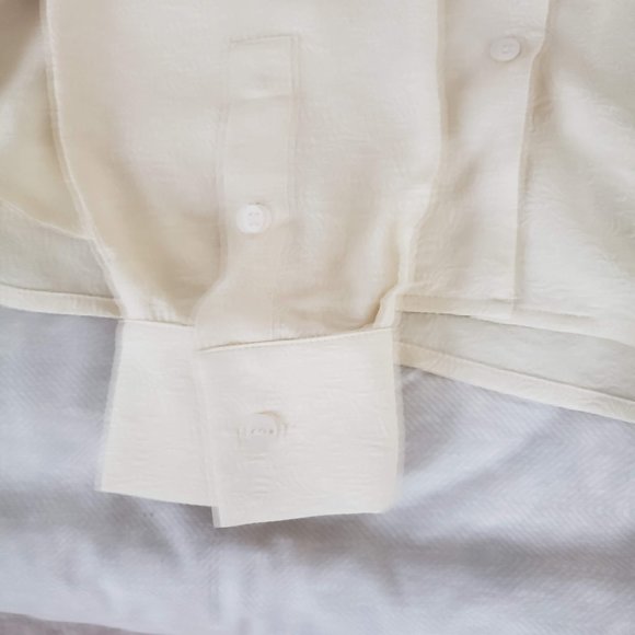 Rena Rowan | Tops | Rena Rowan Soft Textured Silk Blouse | Poshmark